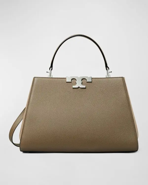 Tory Burch Eleanor Satchel Bag - Wild Mushroom