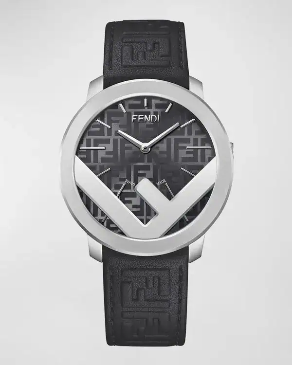 Fendi F Is 41mm Strap Watch Nero Editorialist