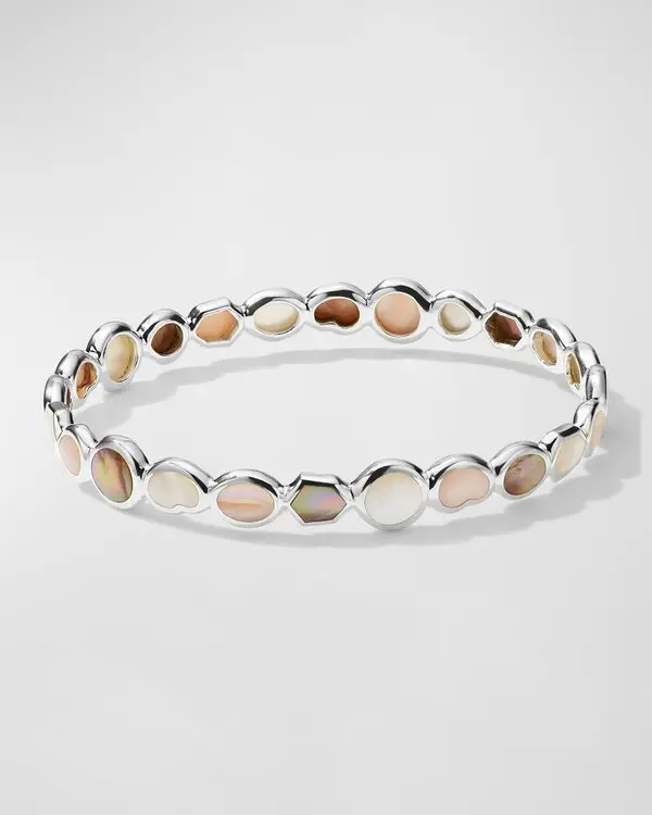 Ippolita Sterling Rock Candy Bangle With Mother Of Pearl - Silver