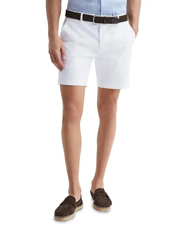 REISS Wicket Casual Chino Shorts - White