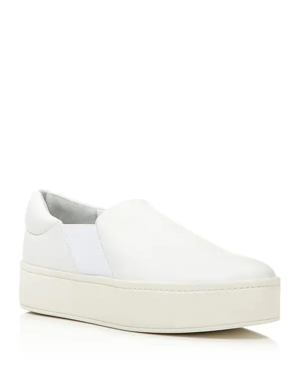 Vince Warren Slip-on Loafer Sneakers - Plaster Leather