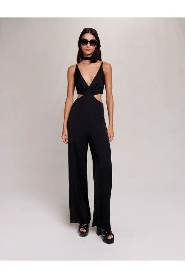 Maje Trouser Suit In Black - 50% Off | Editorialist