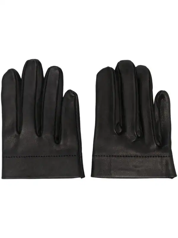 Vaquera Four Finger Leather Glove - Black | Editorialist