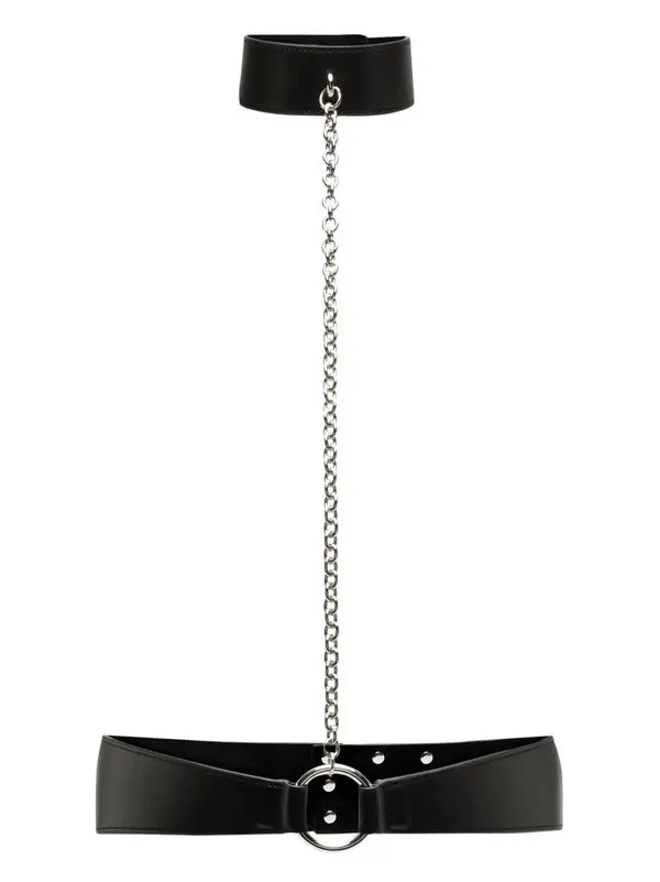 Fleur Du Mal Chain-link Leather Harness