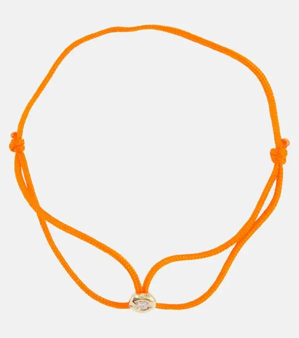 OCTAVIA ELIZABETH 18kt Gold Bracelet With Diamond - Orange
