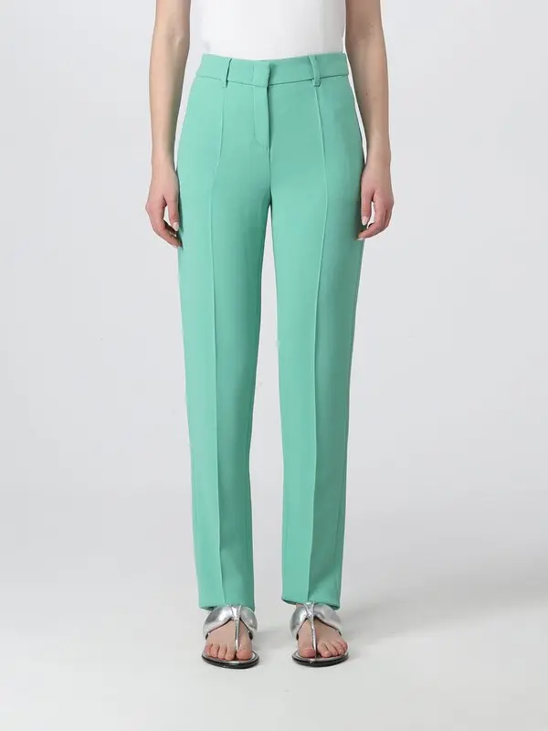 Emporio Armani Viscose Blend Pants - Green