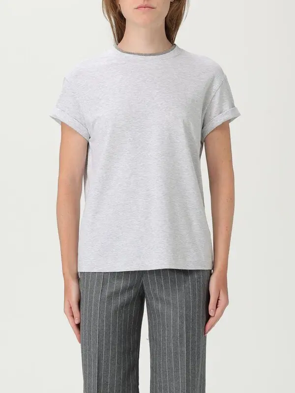 Brunello Cucinelli T-shirt - Silver
