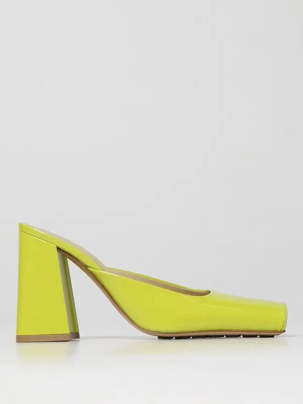 Bottega Veneta Leather Pumps - Lime