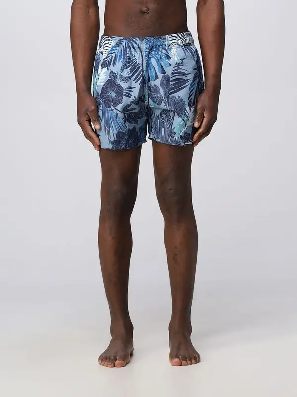 Etro Swimsuit With Tropical Print - Blue