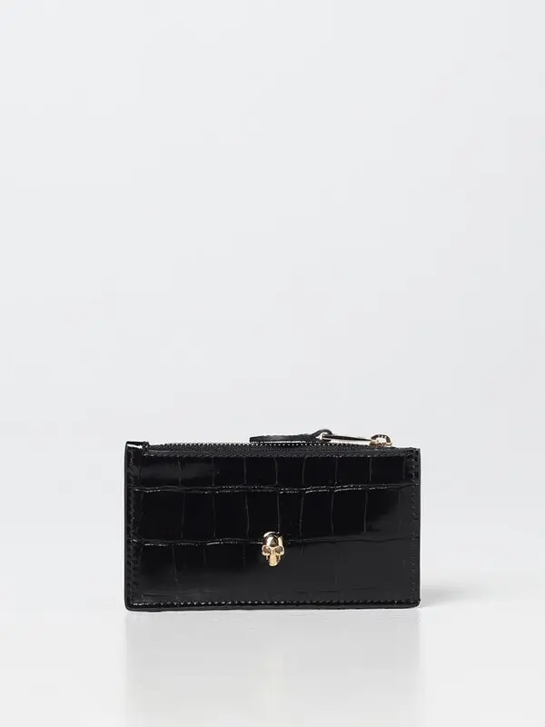 Alexander McQueen Card Holder - Black