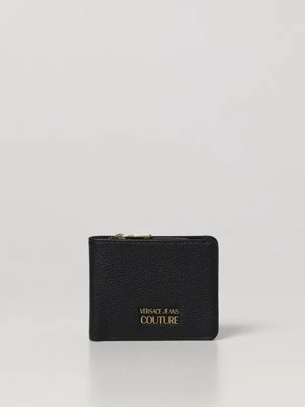 Buy Versace Wallet In Grained Leather Black At 30 Off Editorialist