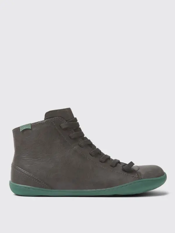 Camper Flat Ankle Boot - Grey