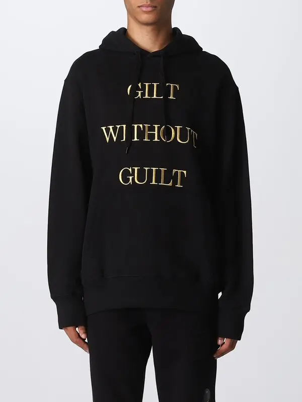 Moschino Gilt Without Guilt Hooded Sweatshirt - Black 1