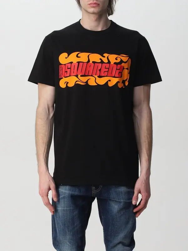Dsquared2 Cotton T-shirt With Logo Print