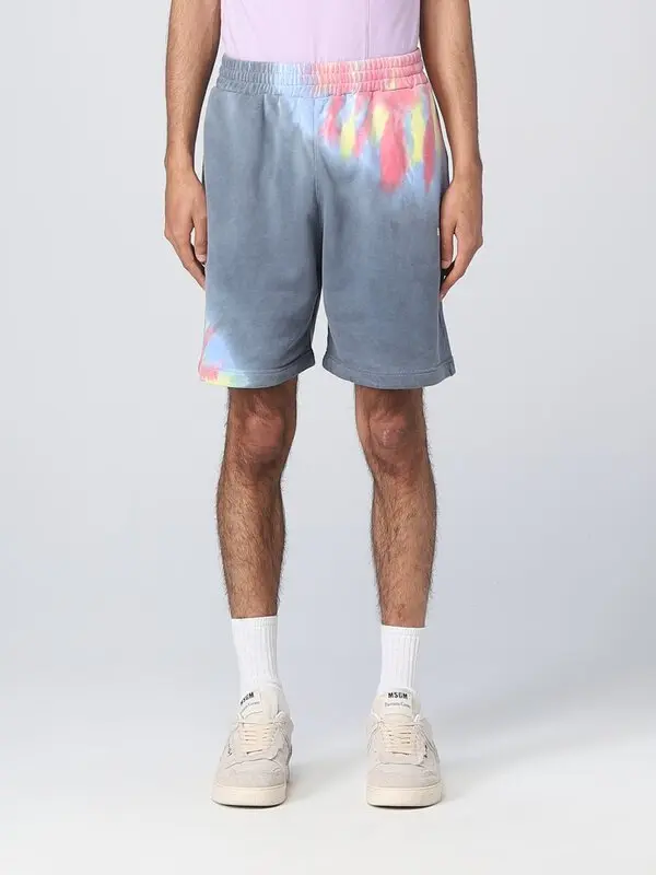 MSGM Cotton Shorts - Multicolor