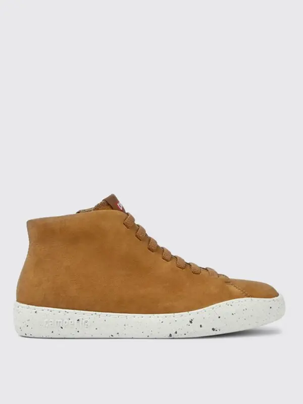 Camper Flat Ankle Boot - Brown