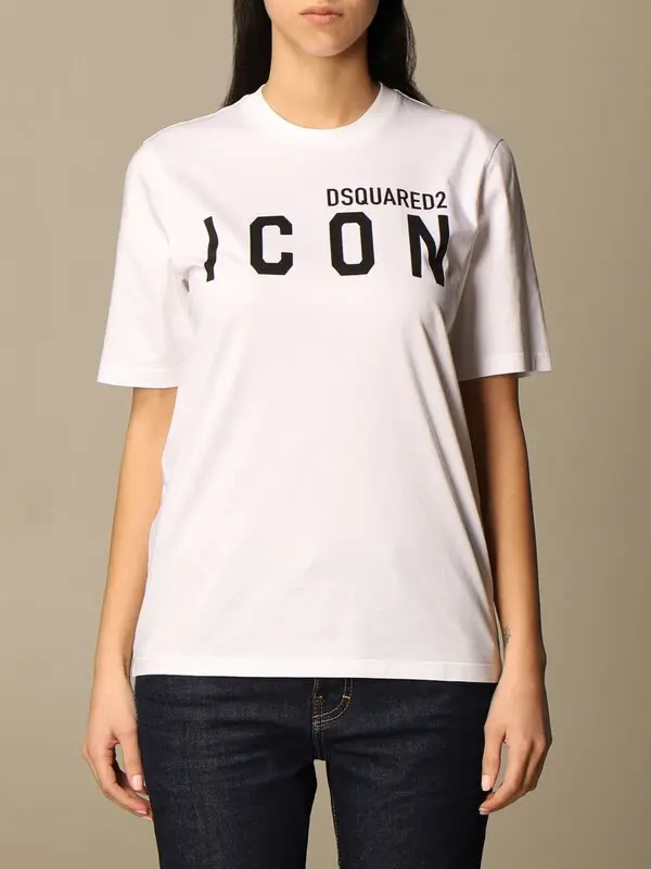 Dsquared2 Icon Logo Cotton T-shirt - White