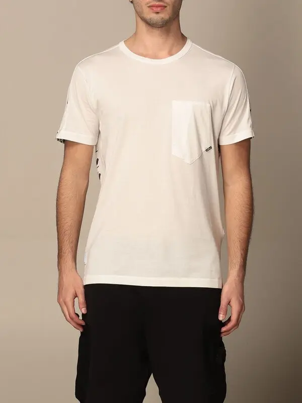 Stone Island Cotton T-shirt With Back Print - White