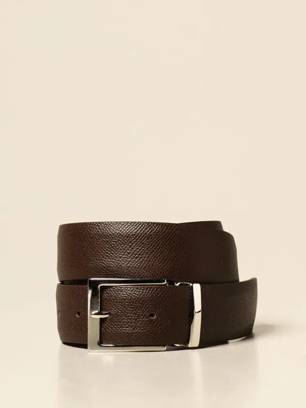 XC Grained Leather Belt