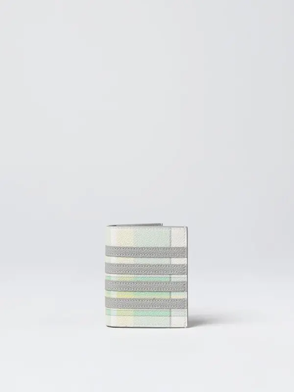 Thom Browne Wallet In Grained Leather
