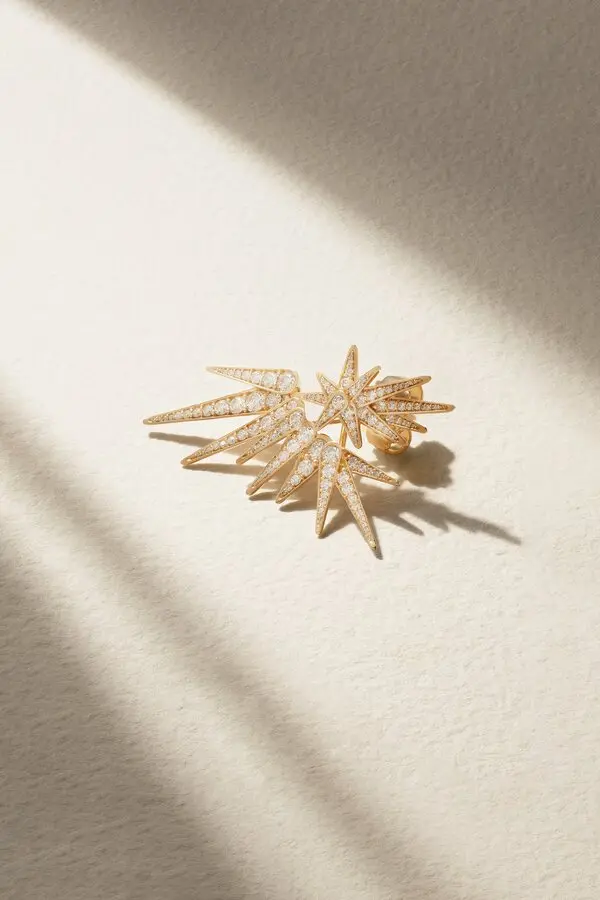 OLE LYNGGAARD COPENHAGEN Funky Shooting Stars 18-karat Diamond Single Earring