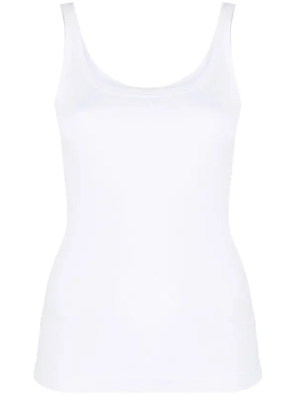 Dolce & Gabbana Cotton Tank Top - White