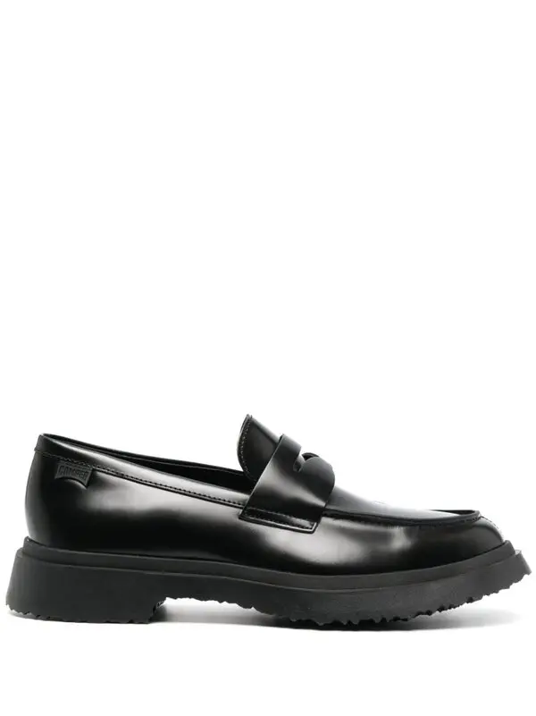 Camper Walden Leather Loafers - Black