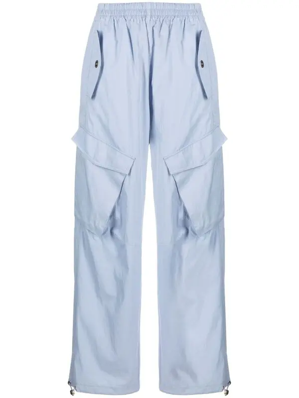 DION LEE Snap Cargo Trousers - Blue | Editorialist