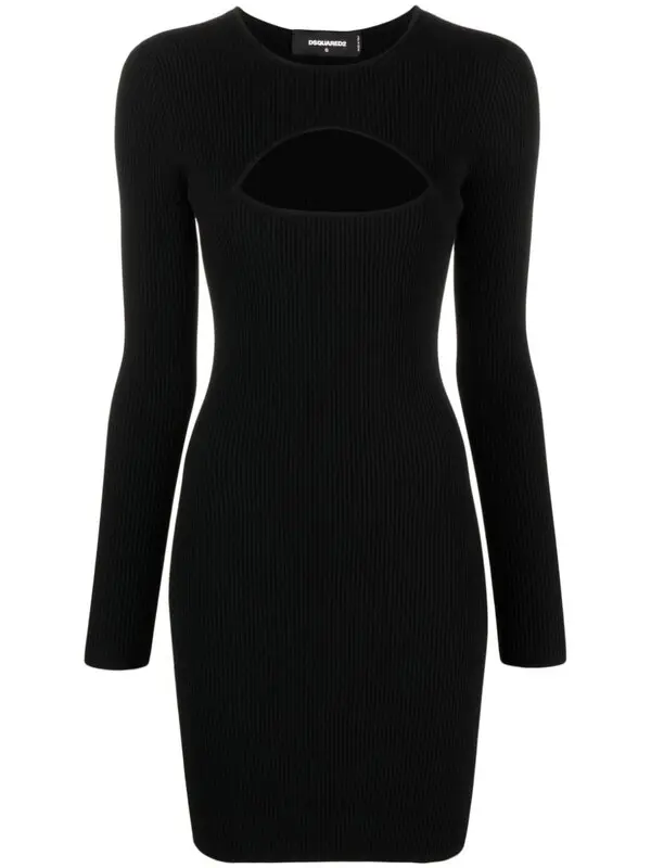 Dsquared2 Cut-out Mini Dress - Black