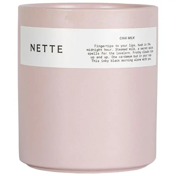 NETTE Chai Milk Candle 2 Wick Candle