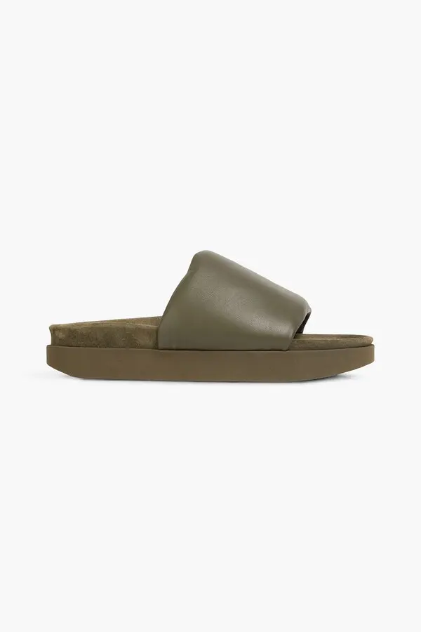 Zimmermann Padded Leather Slides