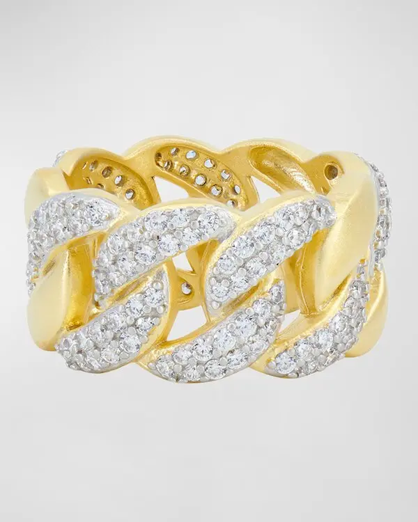Freida Rothman Pavé Chain Link Ring