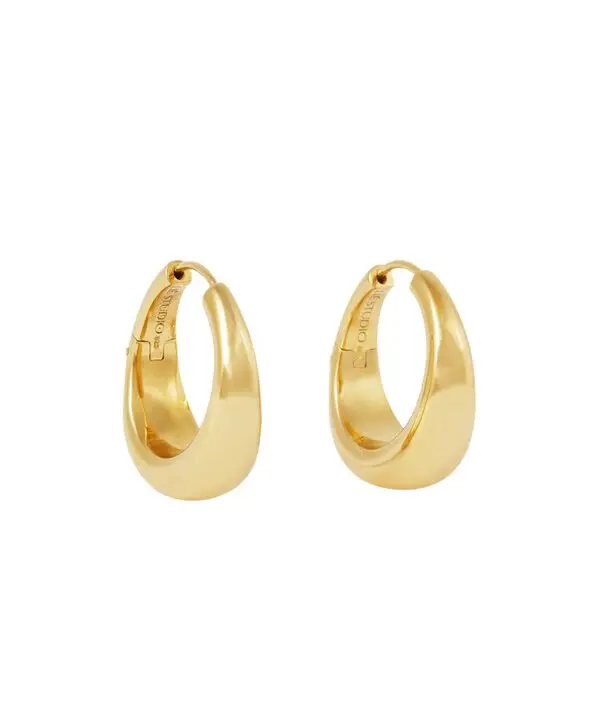 Lié Studio The Andrea -plated Hoop Earrings - Gold