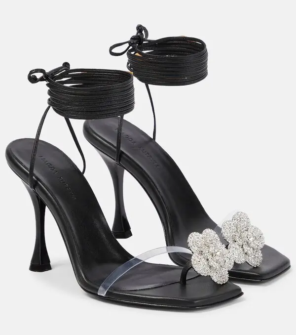 Magda Butrym Embellished Leather Sandals