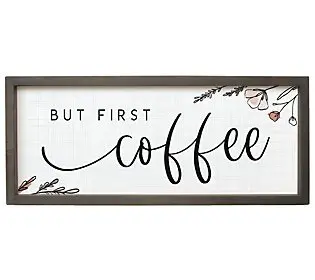 SINCERE SURROUNDINGS 24' First Coffee Farmhouse Decor