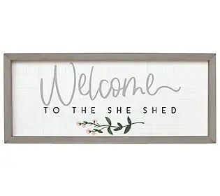 SINCERE SURROUNDINGS 24' She Shed Farmhouse Dec R