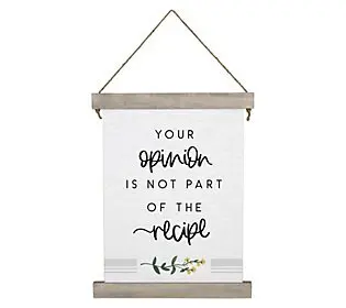 SINCERE SURROUNDINGS 27.5' Opinion Recipe Hangi G Canvas