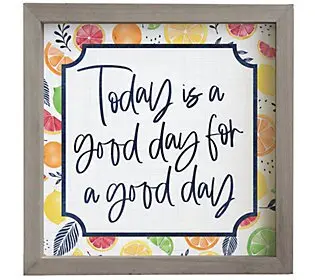 SINCERE SURROUNDINGS 10' Today Good Day Fruit R Stic Frame