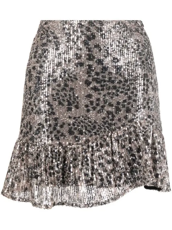 Liu Jo Animal Print Mini Skirt