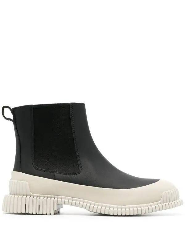 Camper Pix Slip-on Ankle Boots - Black