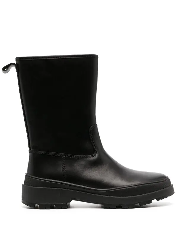 Camper Brutus Trek Leather Ankle Boots - Black