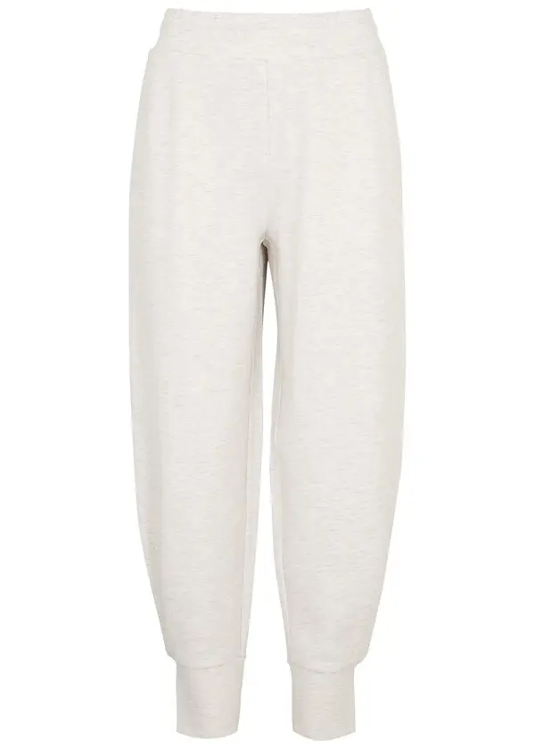 Varley Relaxed Stretch-jersey Sweatpants - Ivory