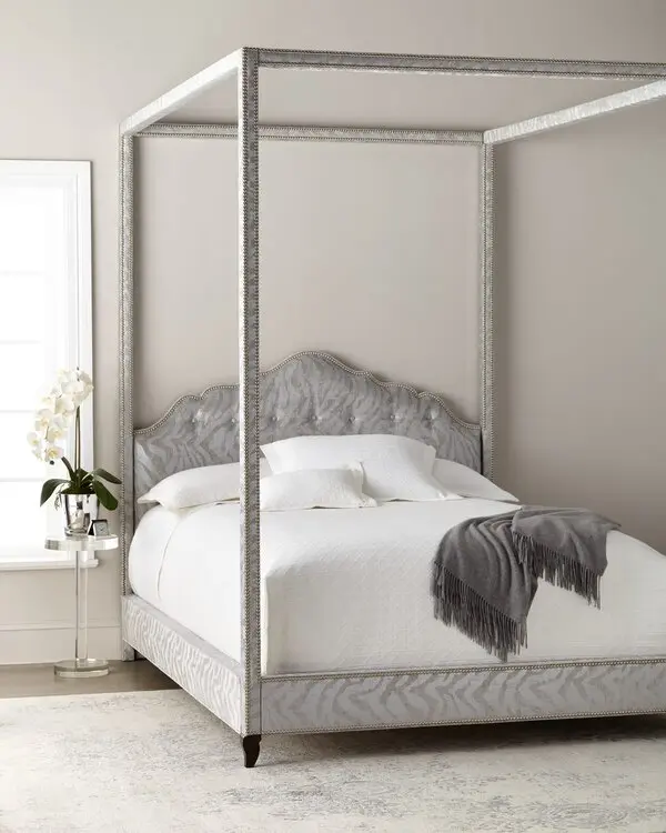 HAUTE HOUSE Athena King Canopy Bed