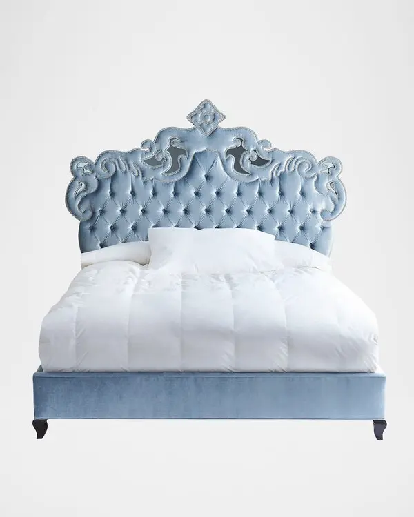 HAUTE HOUSE Julia Queen Tufted Bed