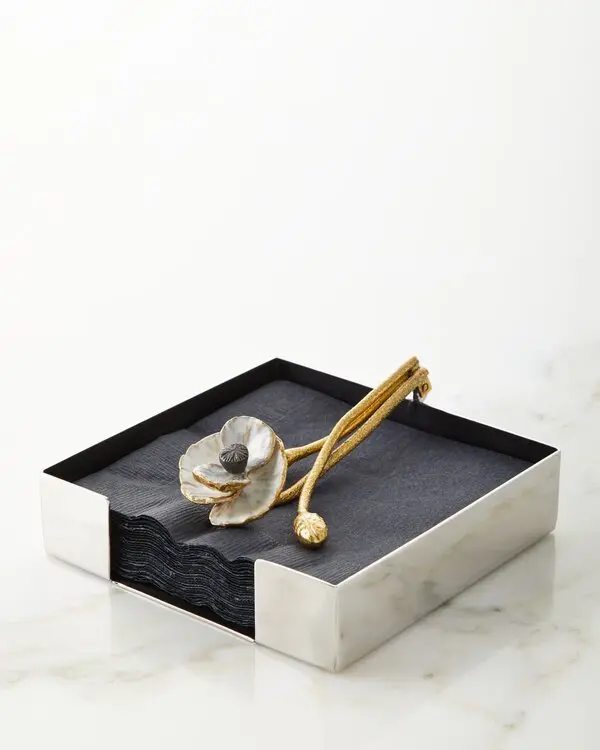 Michael Aram Anemone Cocktail Napkin Holder