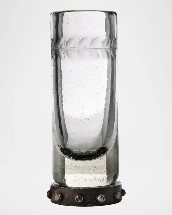 JAN BARBOGLIO Clear Triple Shot Glass