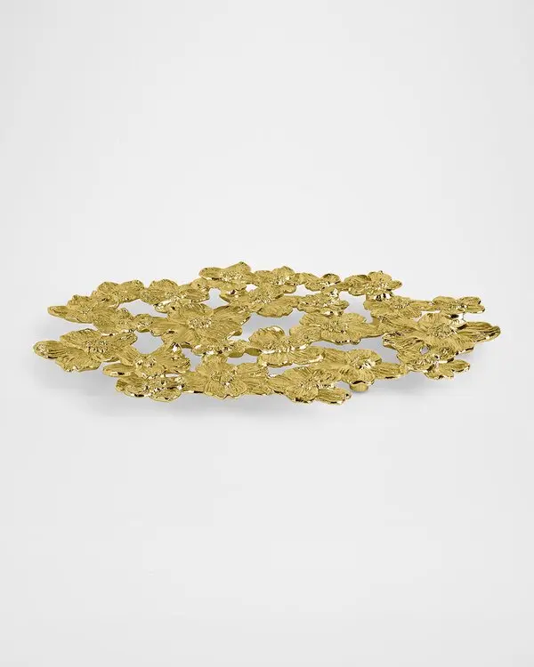 Michael Aram Gold Orchid Trivet
