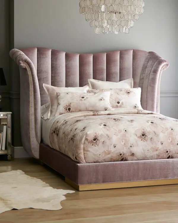 HAUTE HOUSE Moira Channel-tufted California King Bed