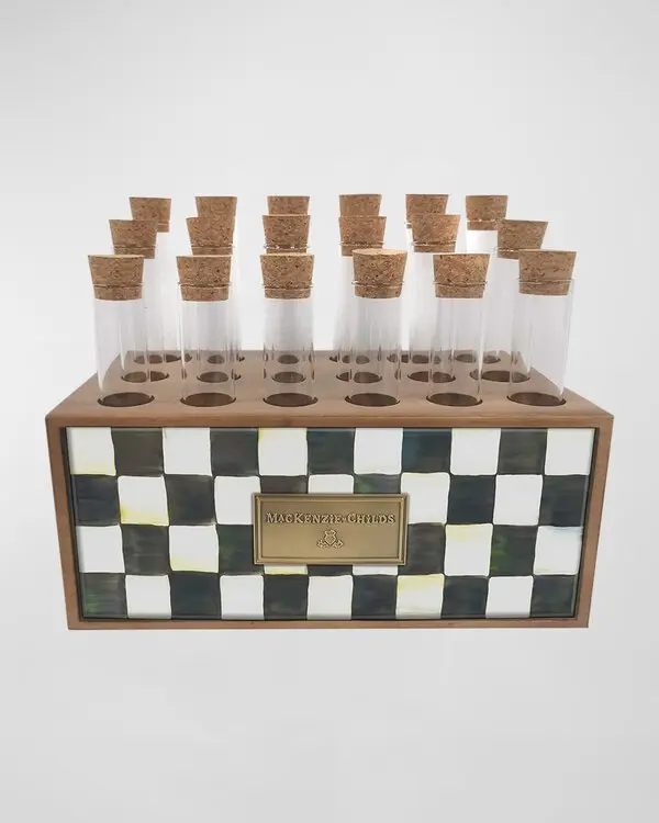 MACKENZIE-CHILDS 10.25" Courtly Check Spice Rack
