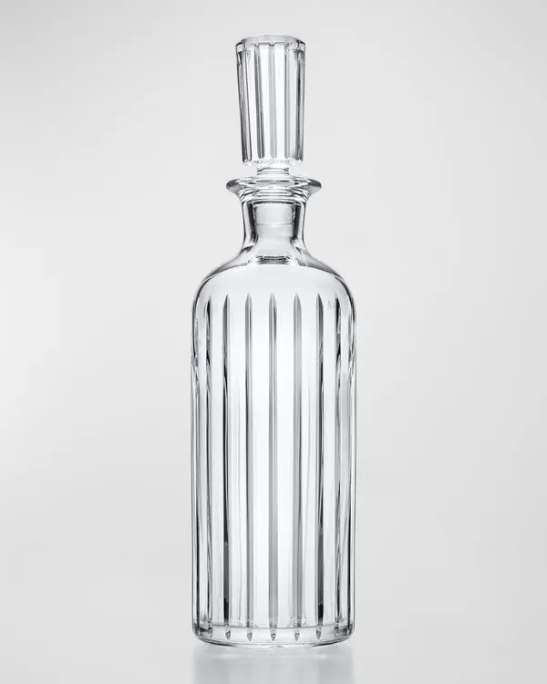 THE MARTHA, BY BACCARAT Harmonie Round Whiskey Decanter, 25 Oz - One-color